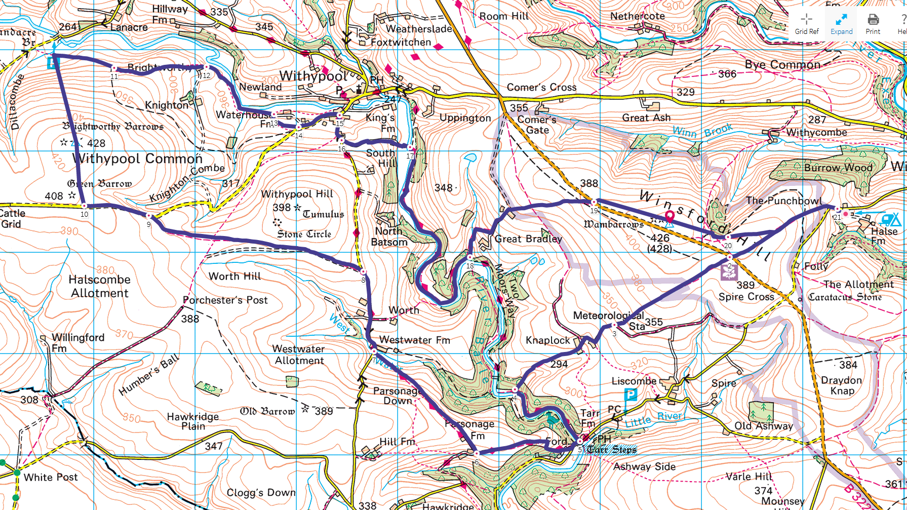 Withypool and crossing the River Barle – Walks With Olly